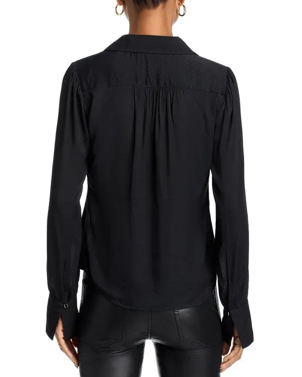 Paige Camu Shirt - Black