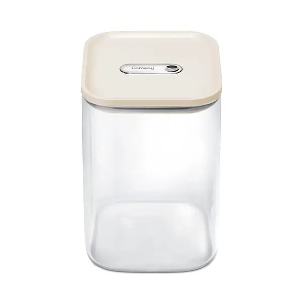 CARAWAY 4.3 Qt Glass Container - Cream