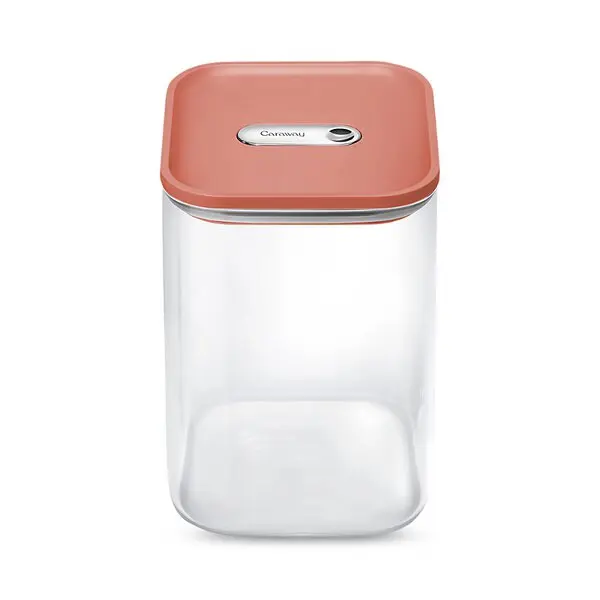 CARAWAY 4.3 Qt Glass Container - Perracotta