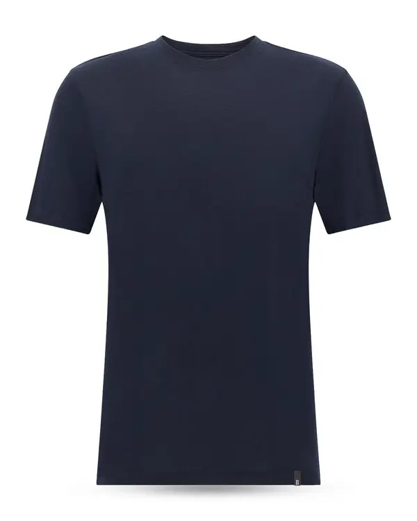 Boggi Milano Mixed Tee Exclusive - Navy Blue