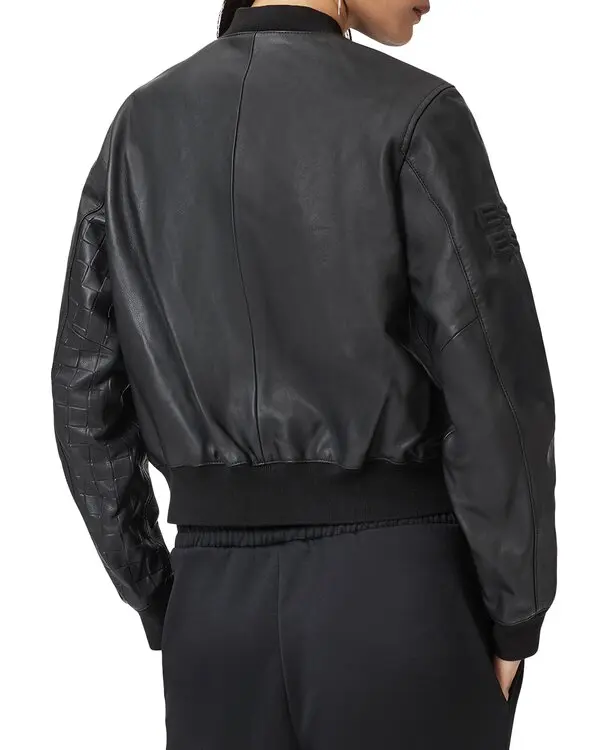 ALLSAINTS Orten Leather Bomber Jacket