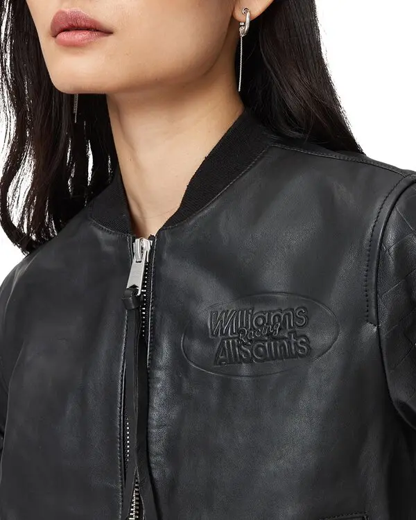 ALLSAINTS Orten Leather Bomber Jacket