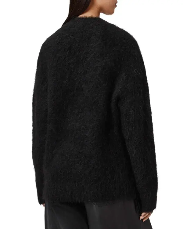 ALLSAINTS Rubi Embellished Cardigan - Black