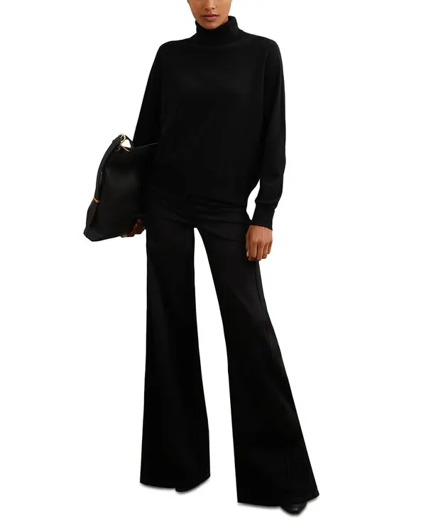 REISS Wendy Roll Neck Wool Sweater
