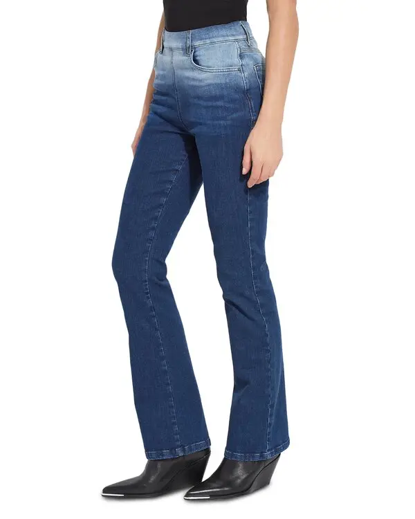 Lyssé Lianna High-rise Flare Leg Denim Jeans