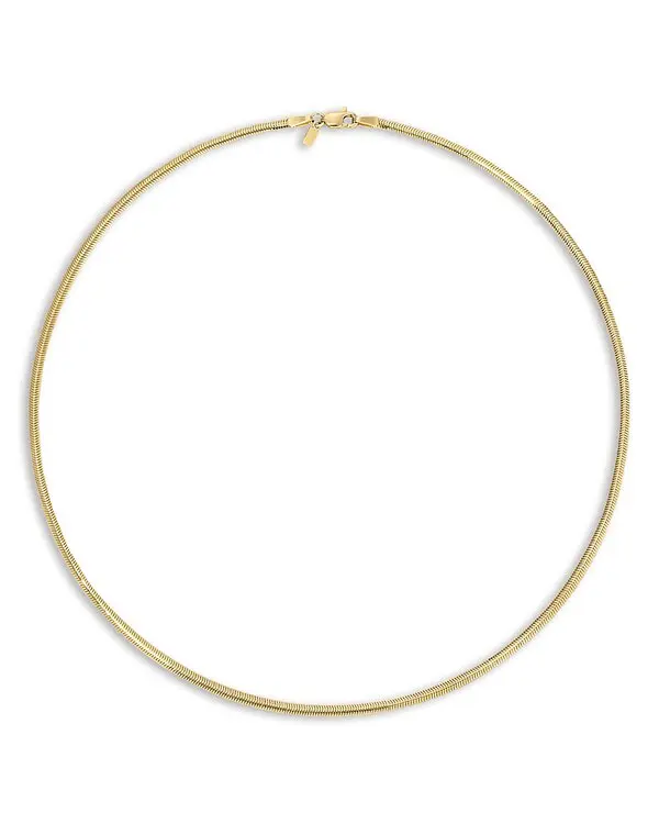 Ef Collection 14k Yellow Snake Link Chain Necklace - Gold