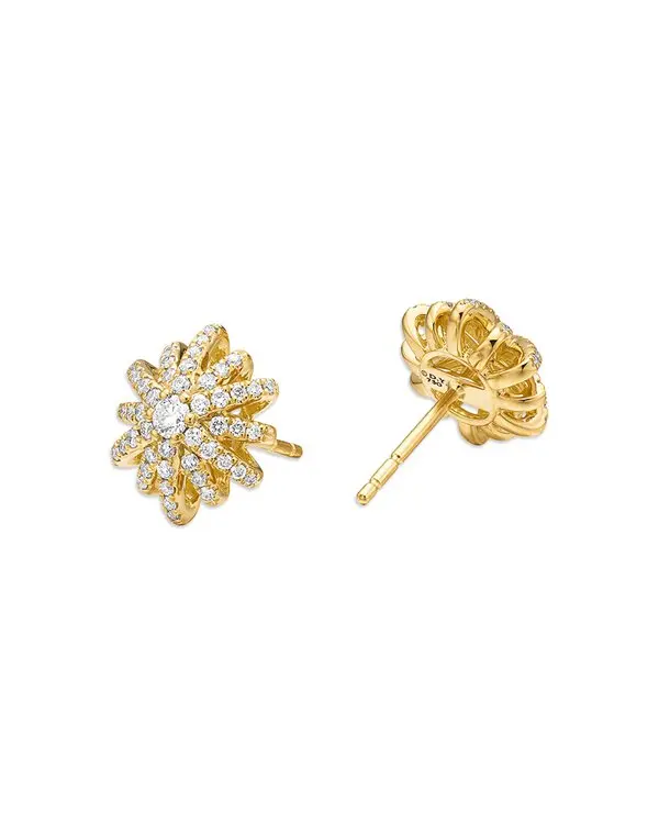David Yurman Starburst Diamond Stud Earrings