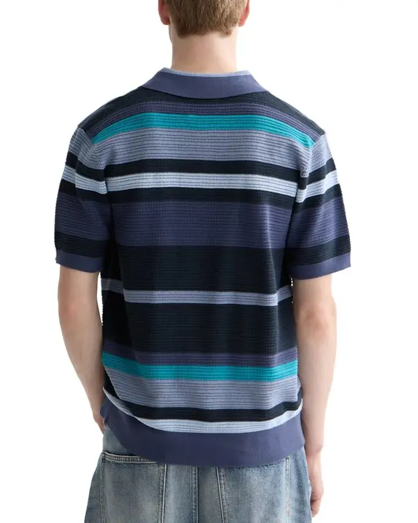 Scotch & Soda Textured Polo Shirt - Oceana