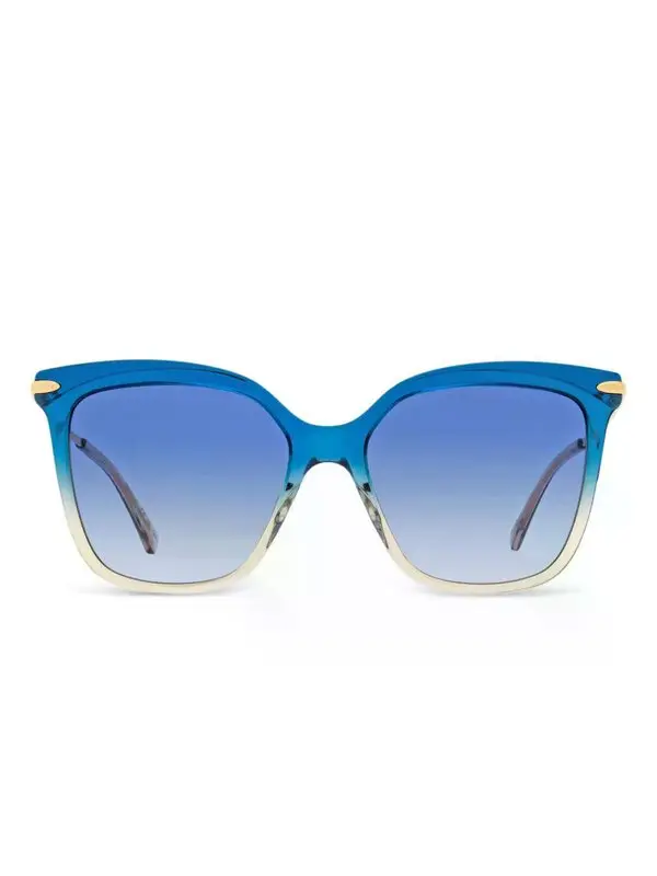 Pomellato Square Frame Sunglasses - Blue