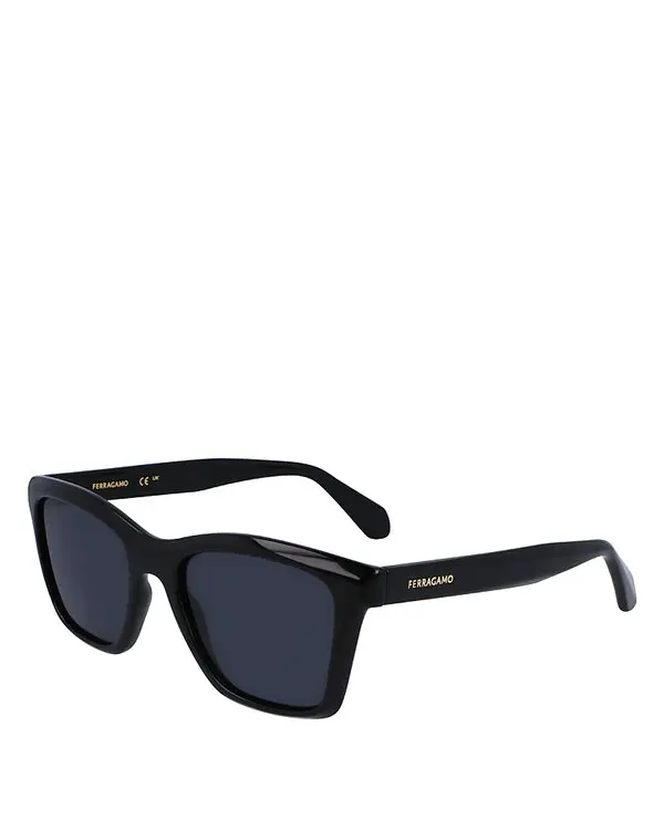 FERRAGAMO Classic Logo Rectangular Sunglasses