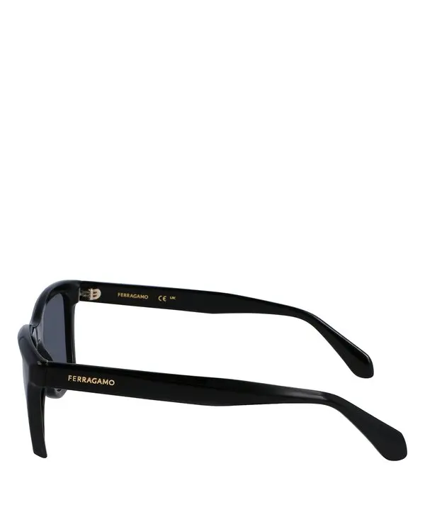 FERRAGAMO Classic Logo Rectangular Sunglasses