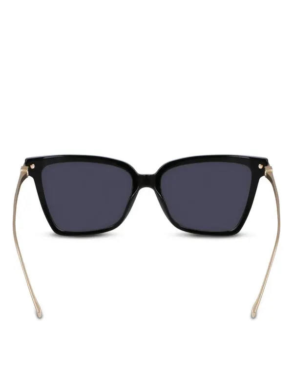 FERRAGAMO Gancini Butterfly Sunglasses - Black