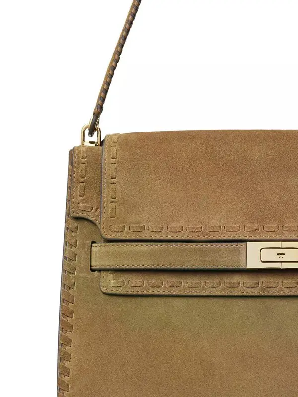 Tory Burch Large Lee Radziwill Shoulder Bag - Brown