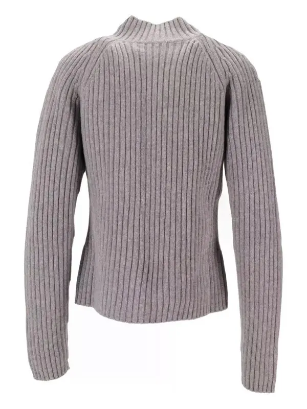 NICCOLO PASQUALETTI Corazza Zip-detail Sweater - Grey