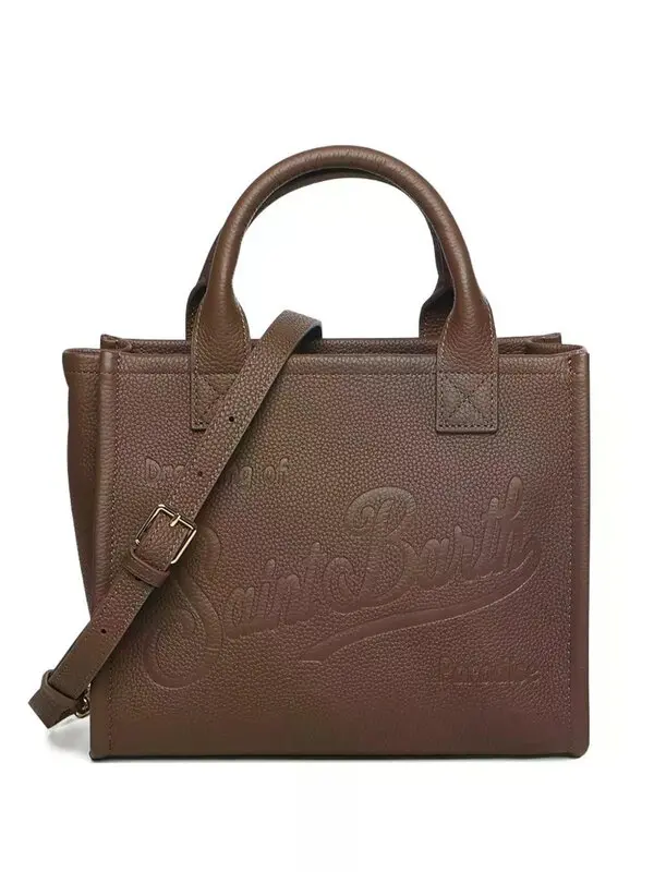 MC2 SAINT BARTH Midi Embossed Top-handle Tote Bag