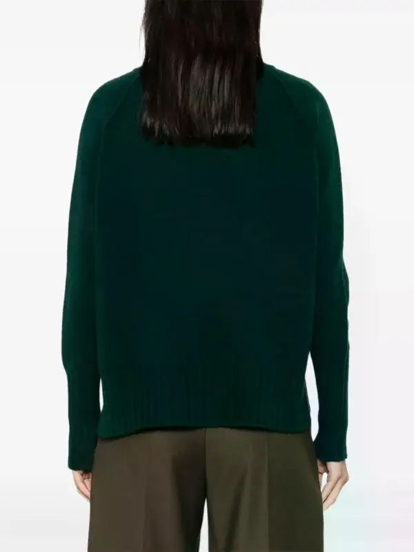 BEYOU Ribbed High-neck Sweater