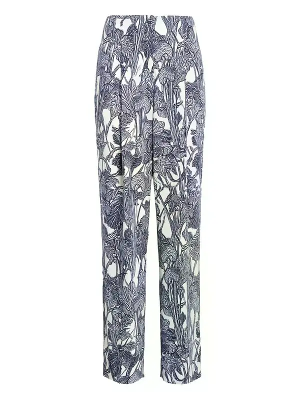 Roberto Cavalli Iris-print Trousers