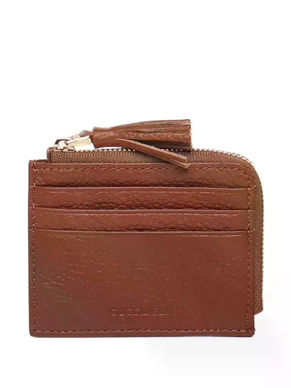 COCCINELLE Tassel Zip Wallet - Brown