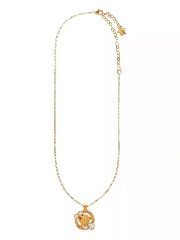Versace Medusa Head Pendant Necklace - Gold