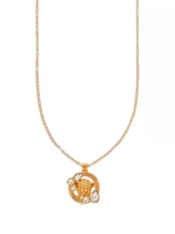 Versace Medusa Head Pendant Necklace - Gold