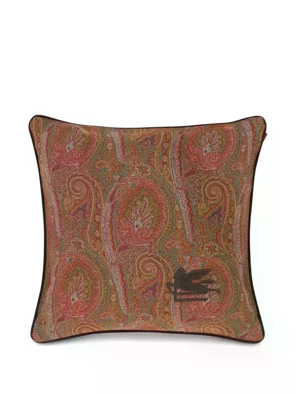Etro Arnica-motif Cushion - Orange