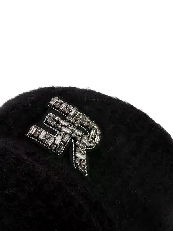 ERMANNO FIRENZE Logo-appliqué Beanie