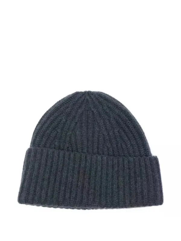 LISA YANG Martigny Ribbed Cashmere Beanie - Blue