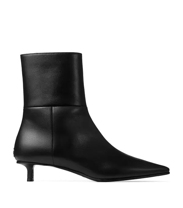 JIMMY CHOO Lory Leather Ankle Boots