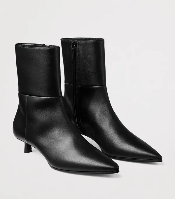JIMMY CHOO Lory Leather Ankle Boots