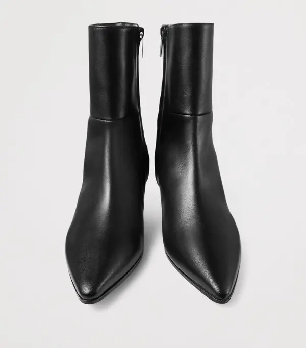 JIMMY CHOO Lory Leather Ankle Boots