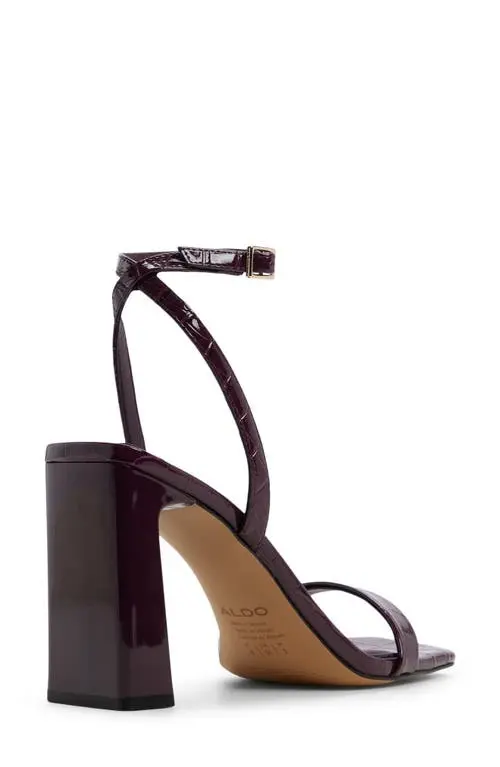 Aldo Azzira Ankle Strap Sandal - Bordo