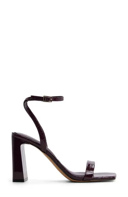 Aldo Azzira Ankle Strap Sandal - Bordo