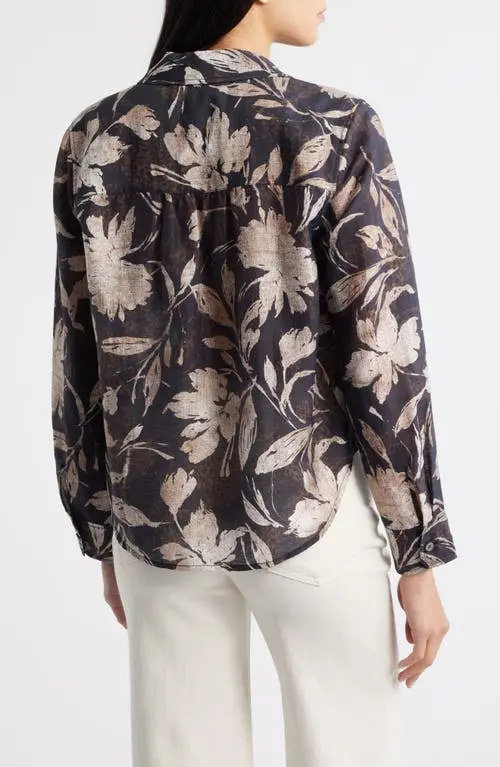 Tommy Bahama Bloom Beauty Split Neck Top