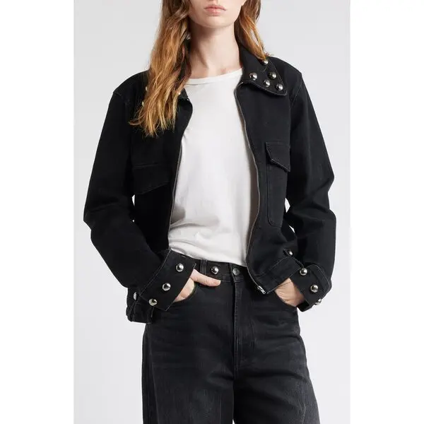 Rails Roxbury Studded Denim Jacket