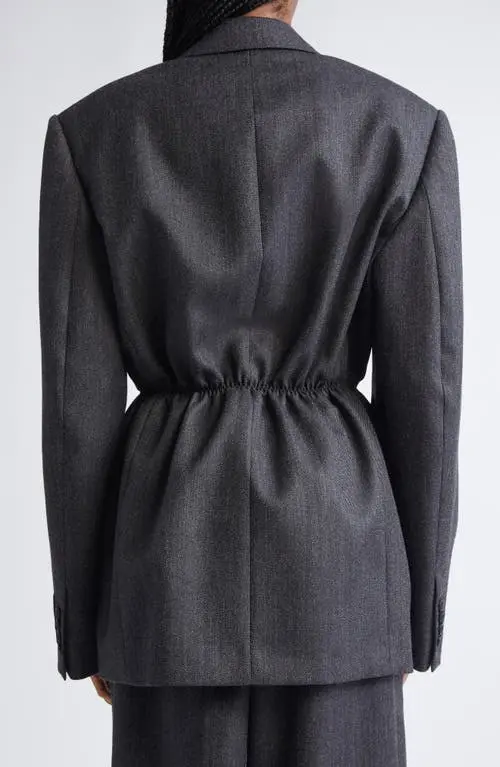 Alexander Wang Oversized Wool Gabardine Blazer