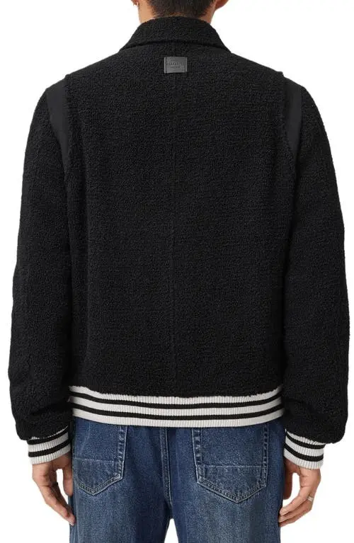 ALLSAINTS Baum Wool-blend Baseball Jacket