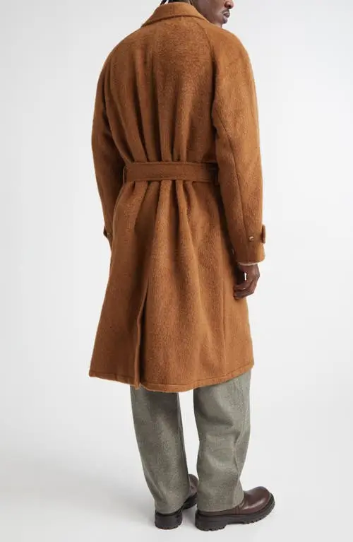 De Bonne Facture Grandad Wool-blend Coat