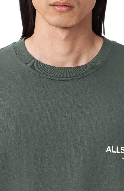ALLSAINTS Halcyon Oversize Cotton Crewneck Sweatshirt
