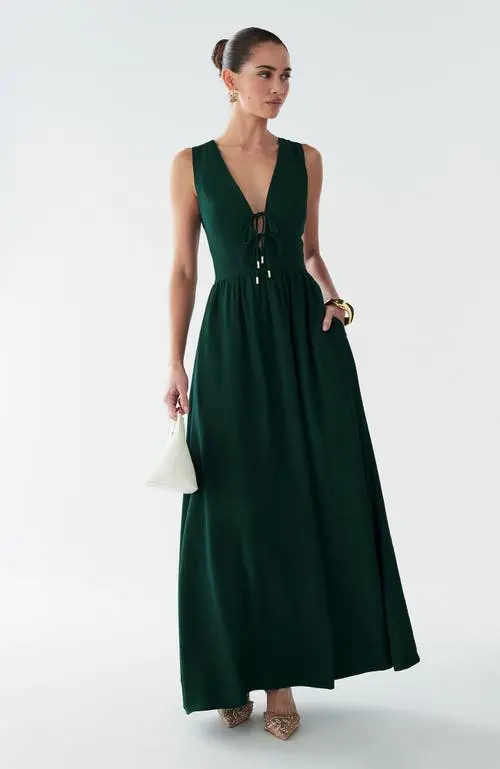 BWLDR Amber Maxi Dress - Emerald