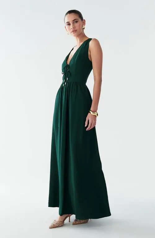 BWLDR Amber Maxi Dress - Emerald
