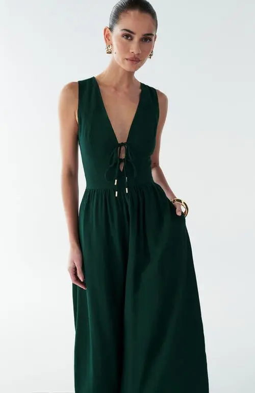 BWLDR Amber Maxi Dress - Emerald