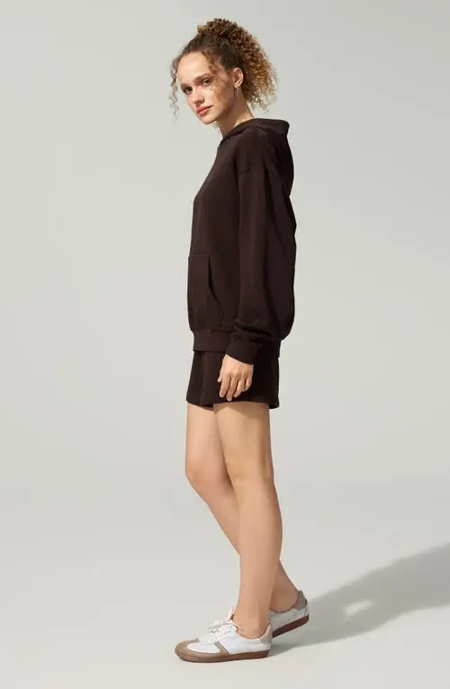 Lilysilk Silkerry™ Half-zip Hoodie - Espresso