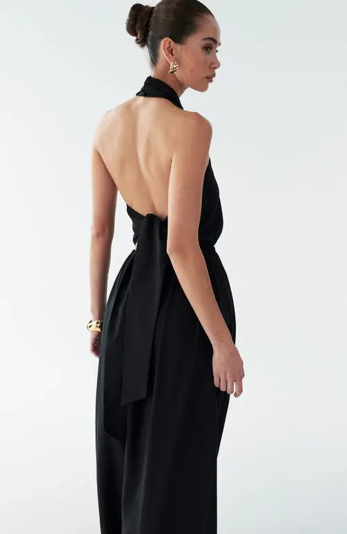 BWLDR Fay Linen Maxi - Black