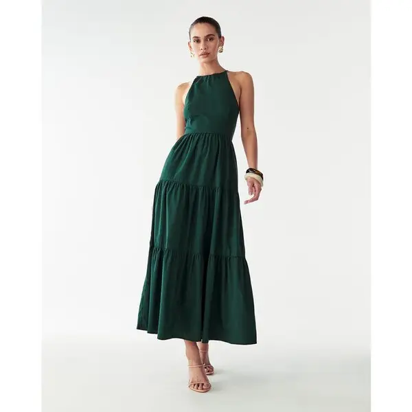 WILLA Aquila Maxi Dress - Emerald