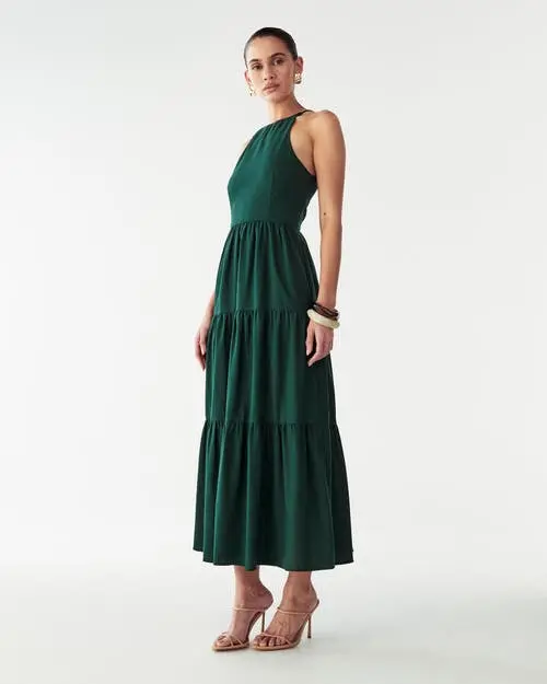 WILLA Aquila Maxi Dress - Emerald