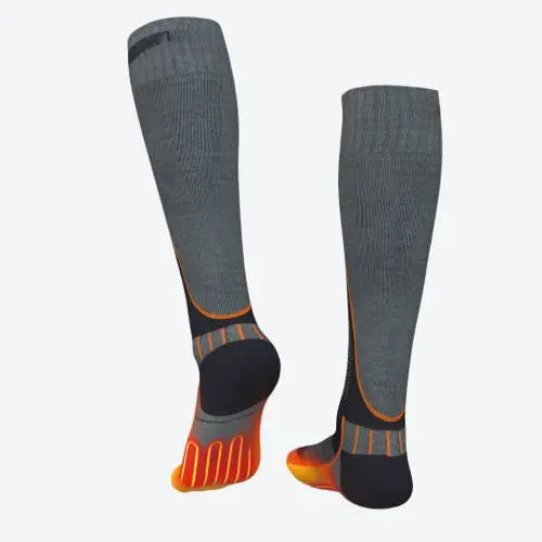 MOBILE WARMING Premium 3.0 Heated Wool Socks - Grey