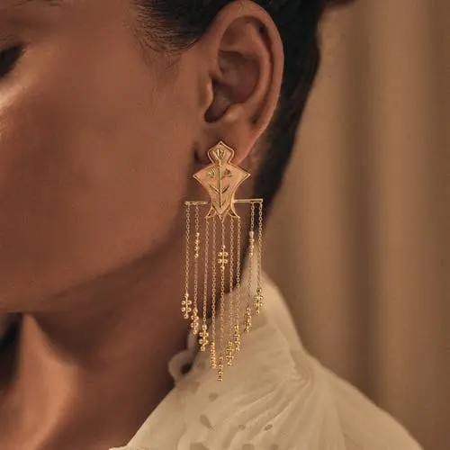 DHWANI BANSAL Serai Hoop Earrings