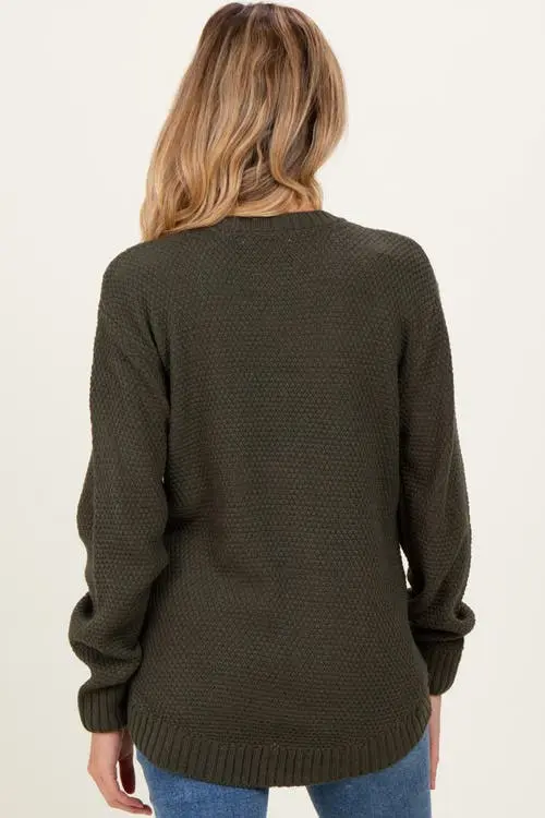 PINKBLUSH Knit Pullover Maternity Sweater