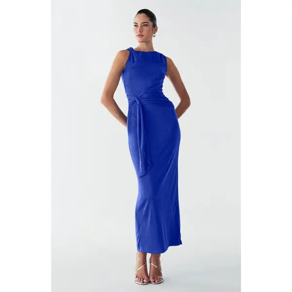 BWLDR Arnah Maxi Dress - Cobalt Blue