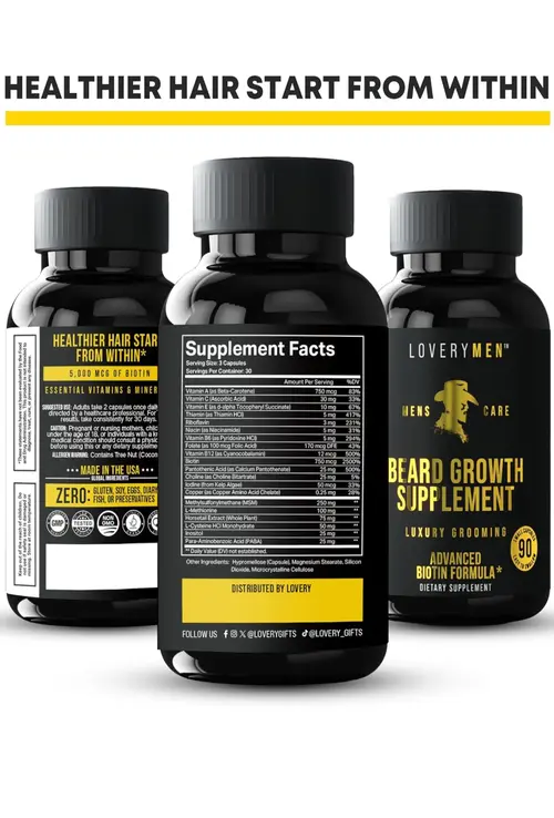 LOVERY Beard Growth Supplement